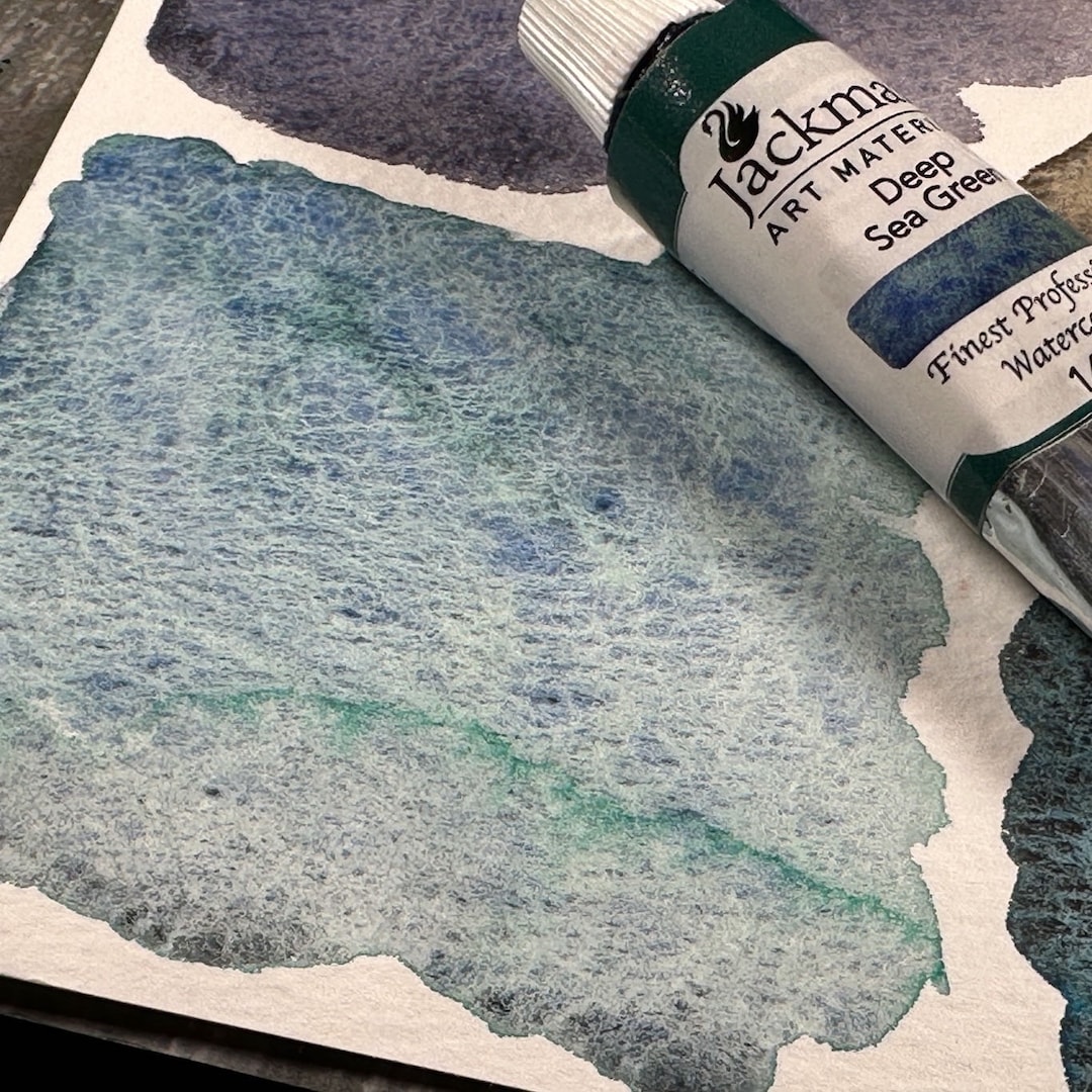 Deep Sea Green Professional Watercolour - Jackman’s Art Materials - Etsy