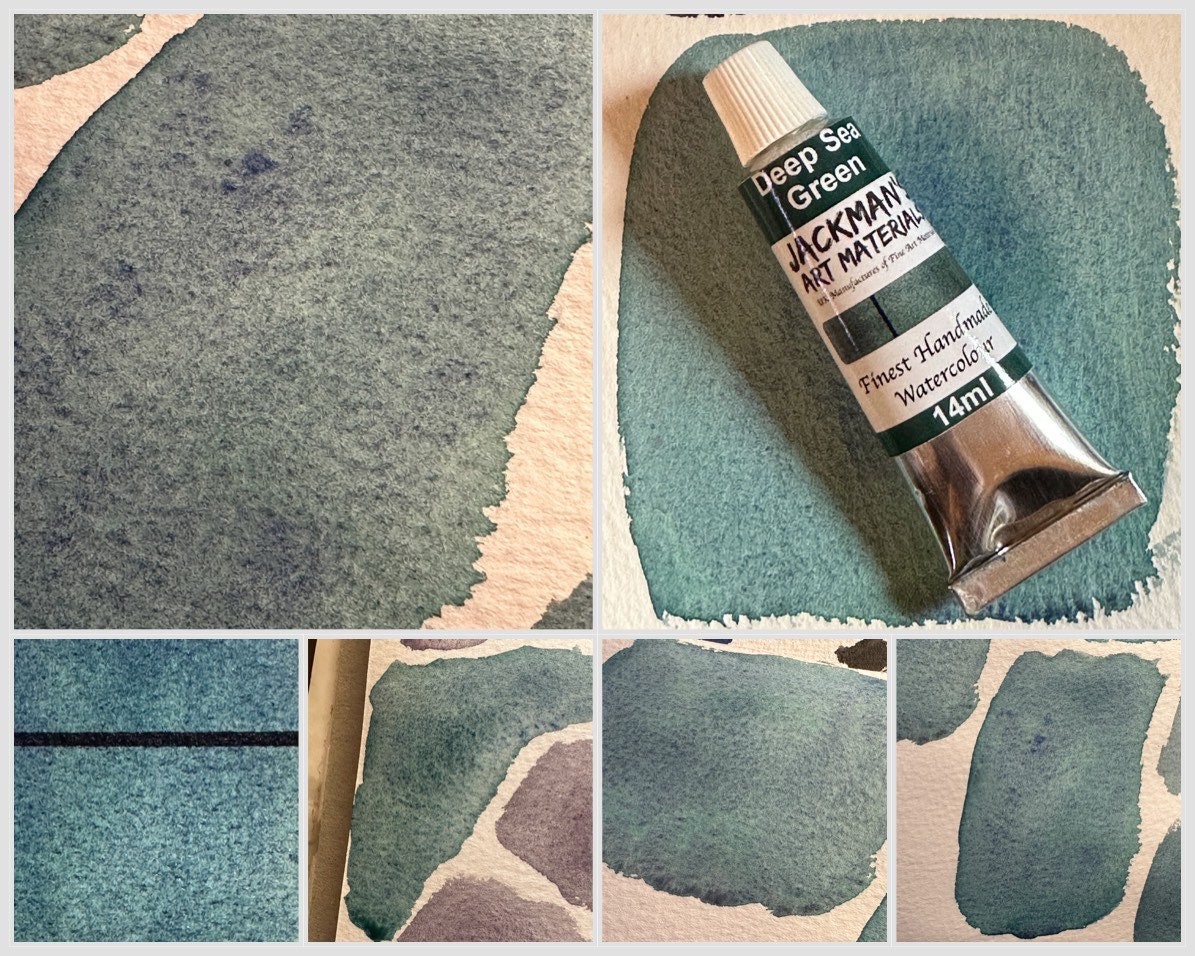 Deep Sea Green Professional Watercolour Jackmans Art - Etsy