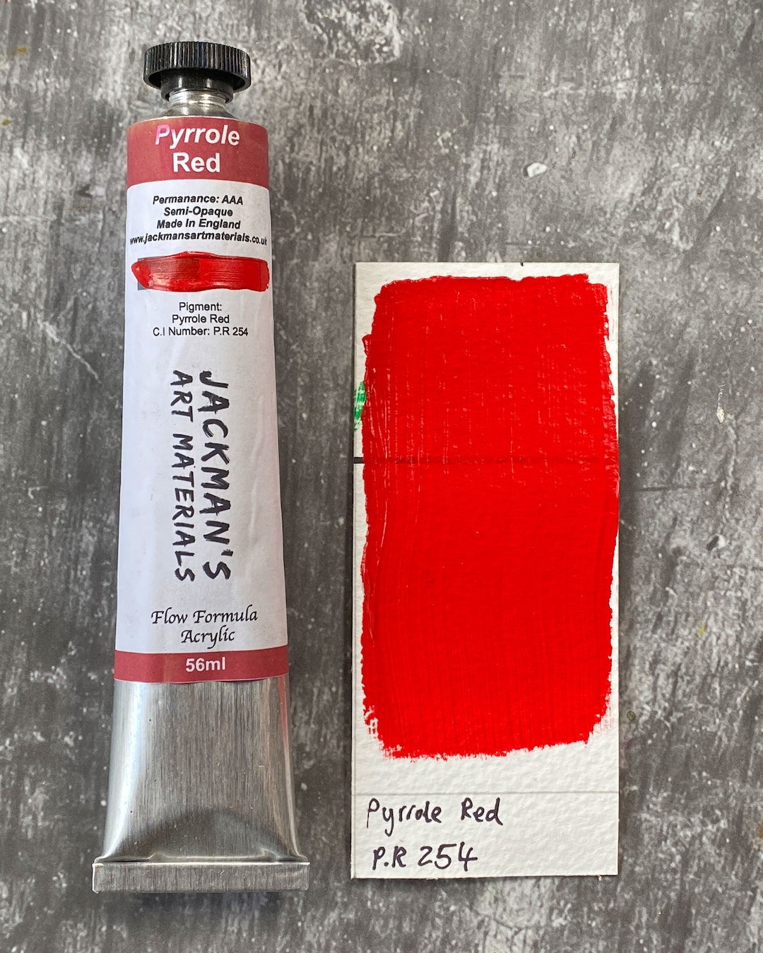 Pyrrole Red - Professional Handmade Artist Flow Formula Acrylic ...
