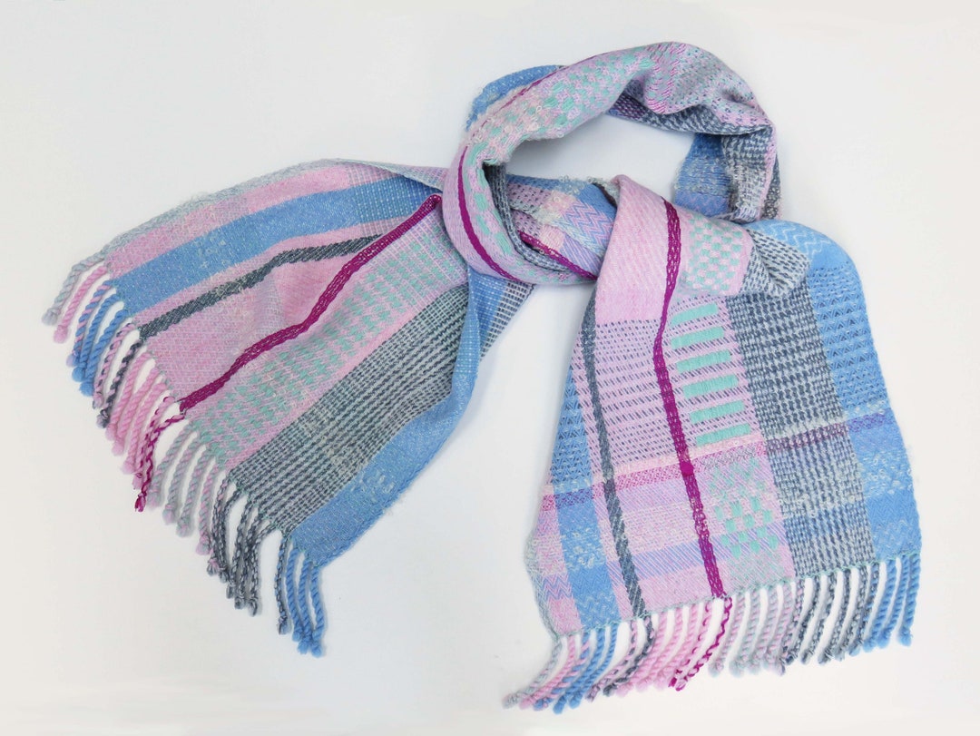 Unique Scarf for Women Handmade, Eco Friendly Fashion, Handwoven Wool ...