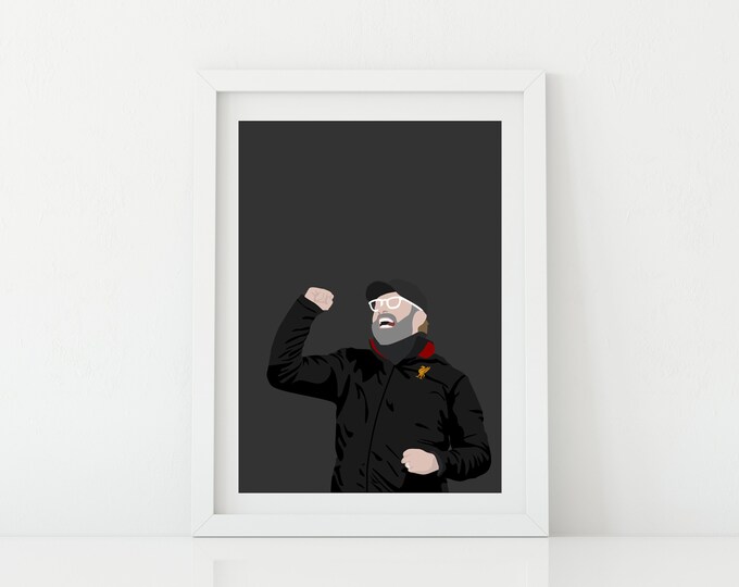 Jürgen Klopp Print Jurgen Klopp Print LFC Fan Liverpool - Etsy