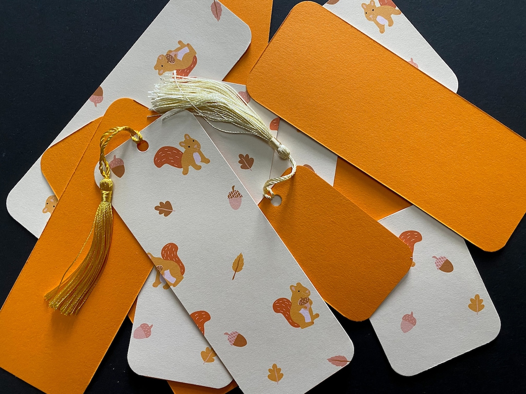 Buy Handmade Bookmarks Set of 18 Long & Small Bookmarks Tassel or ...