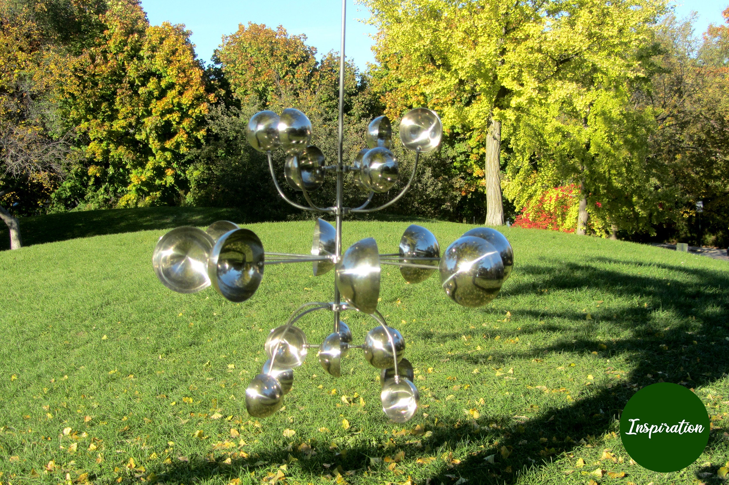 Inspiration Kinetic Wind Sculpture | Kinetic Wind Spinner | Yard Art ...