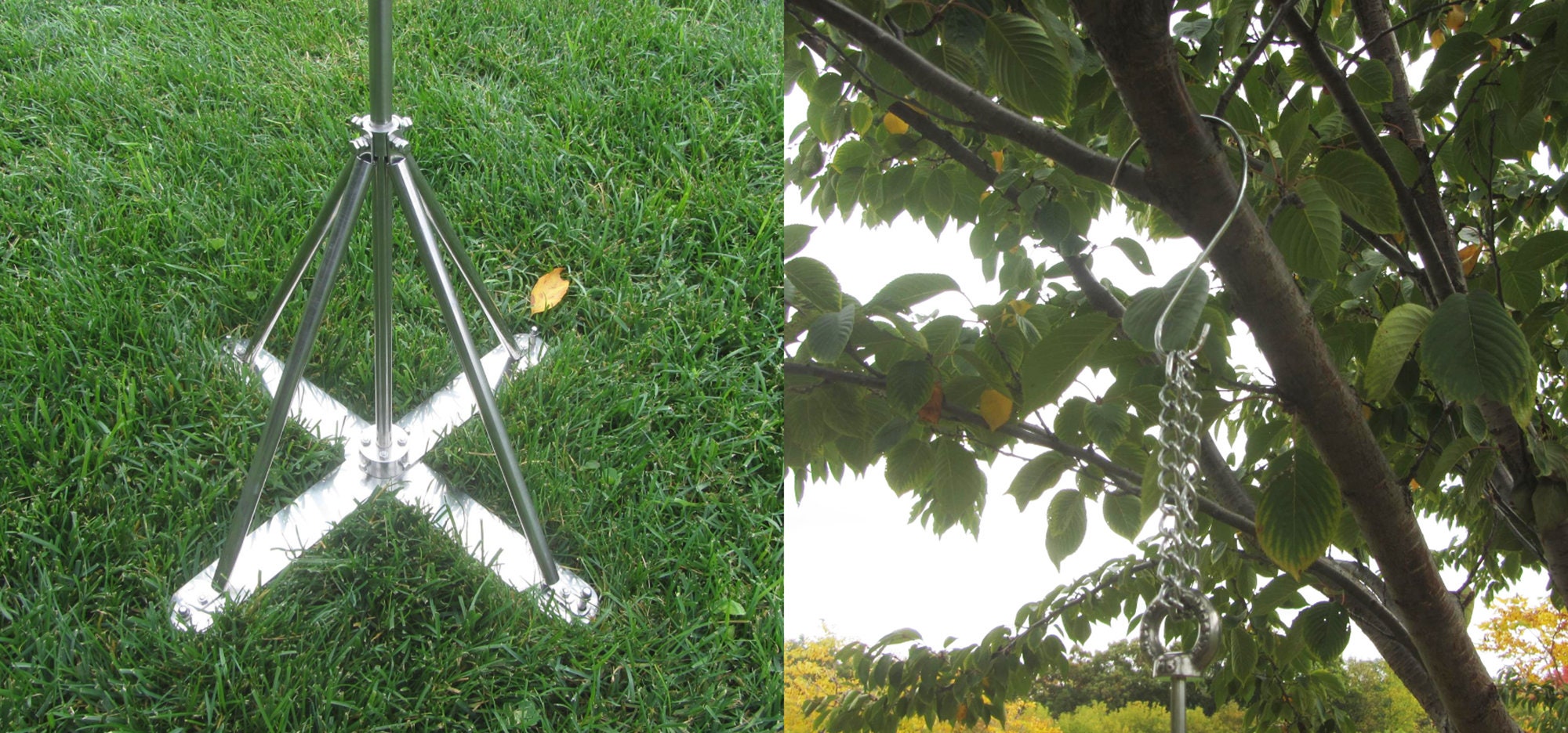 Pine Tree Wind Spinner - Wind Sculpture - Stainless Steel Kinetic ...