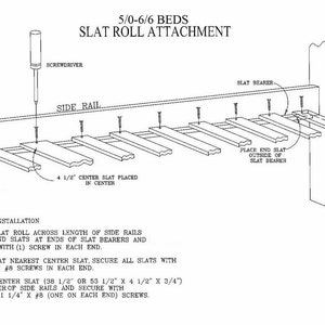 6/6 King Slat Roll-8 - Etsy