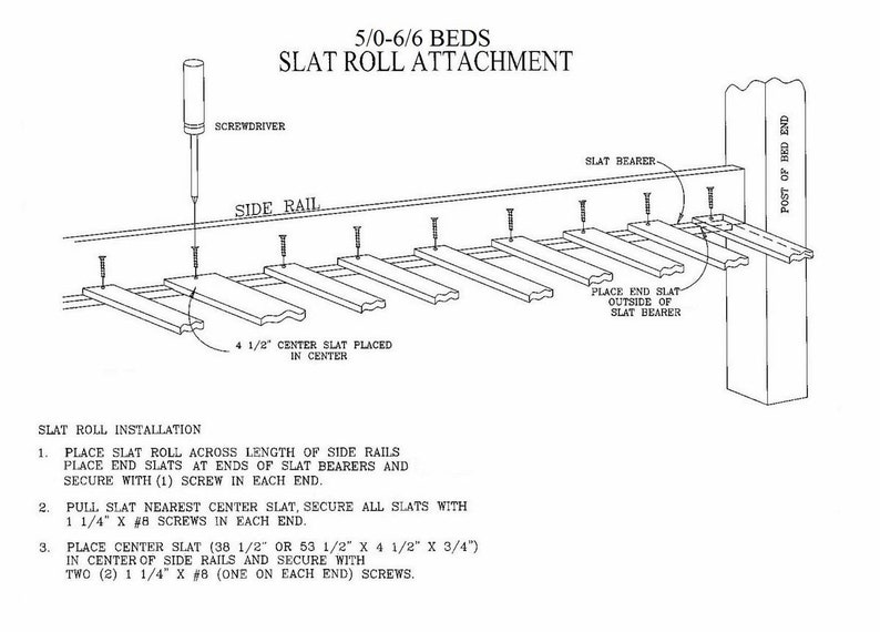 5/0 Queen Slat Roll - Etsy