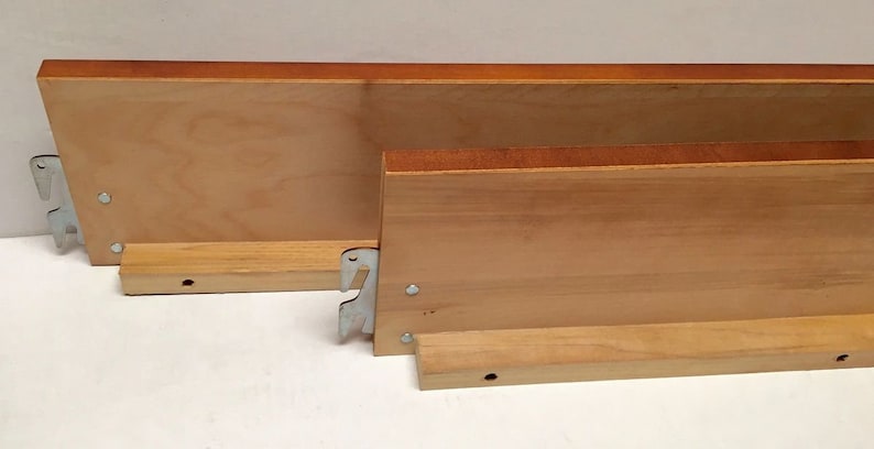 Bh102-pecan 86" Cal. King Bed Rails - Etsy