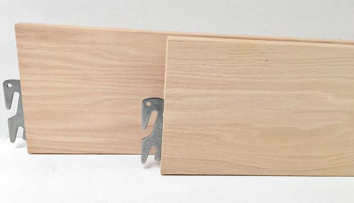 Oak Rails - 76" Twin/full Bed Rails Unfinished - Etsy