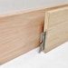 Oak Rails 80 Queen/king Bed Rails Unfinished - Etsy