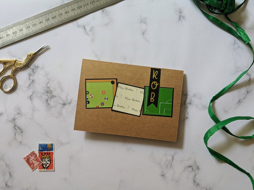 Personalised Sports Themed Birthday Card - Etsy