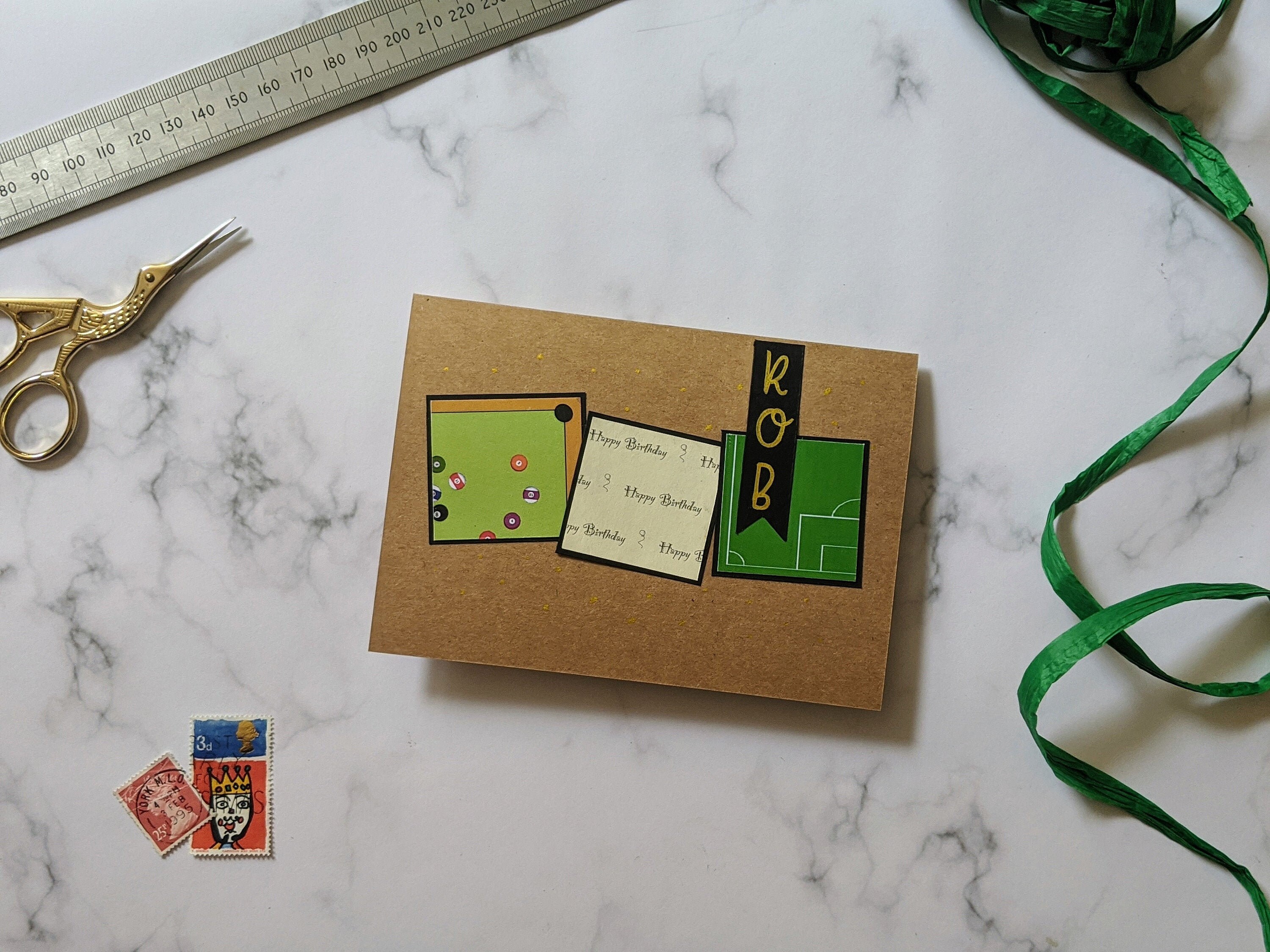Personalised Sports Themed Birthday Card - Etsy
