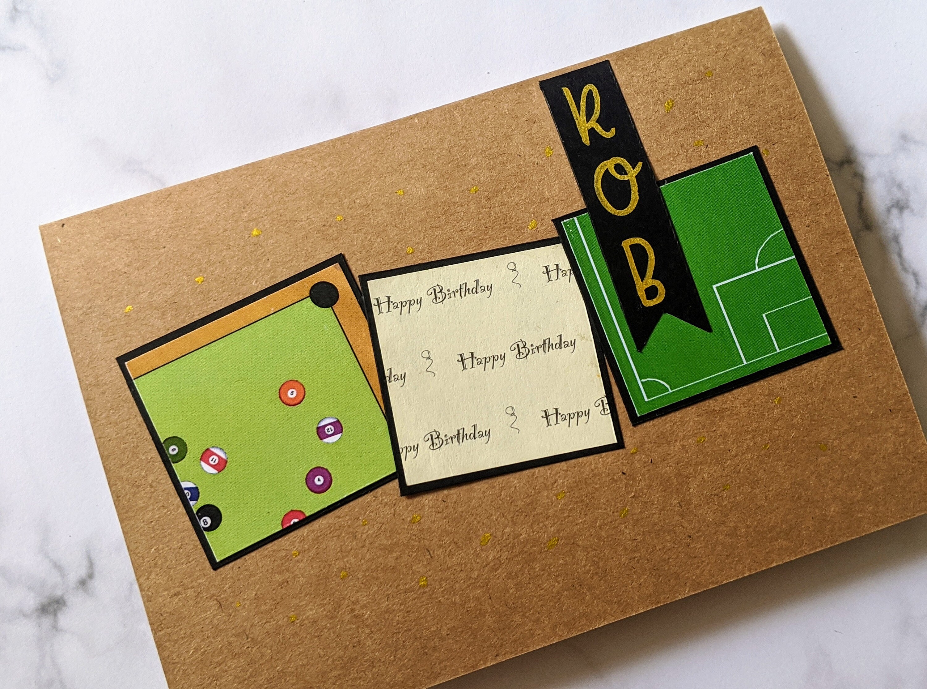 Personalised Sports Themed Birthday Card - Etsy