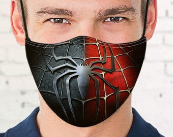 Spiderman Mouth Mask - Etsy