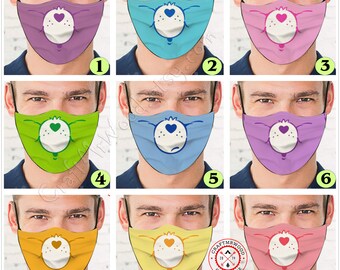 Care Bear Face Mask | Etsy