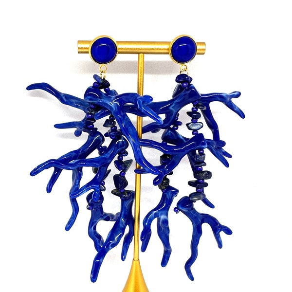 Blue Coral Jewelry - Etsy