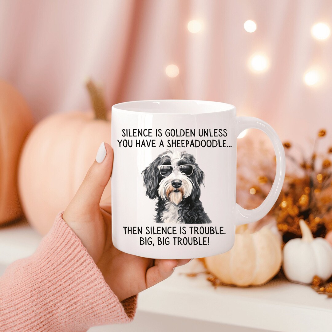 Sheepadoodle Mug, Funny Sheepadoodle Gift, Sheepadoodle Mom Gifts ...