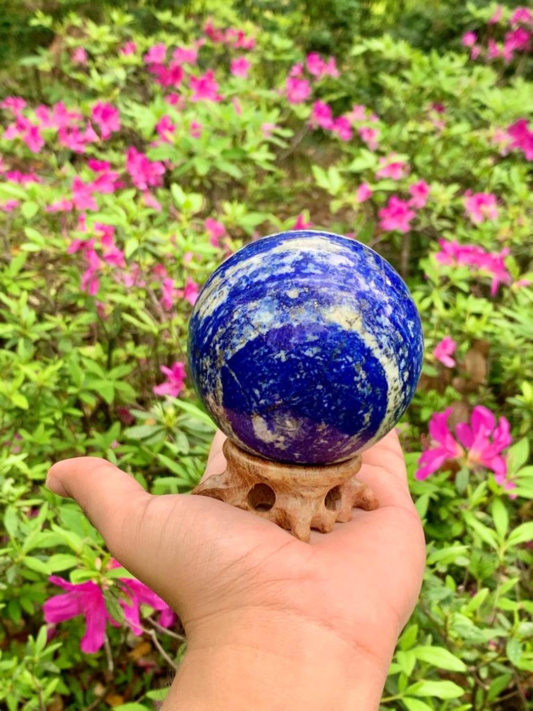 80mm, Lapis Lazuli Sphere, Polished Lapis Lazuli Ball, Gemstonesphere ...
