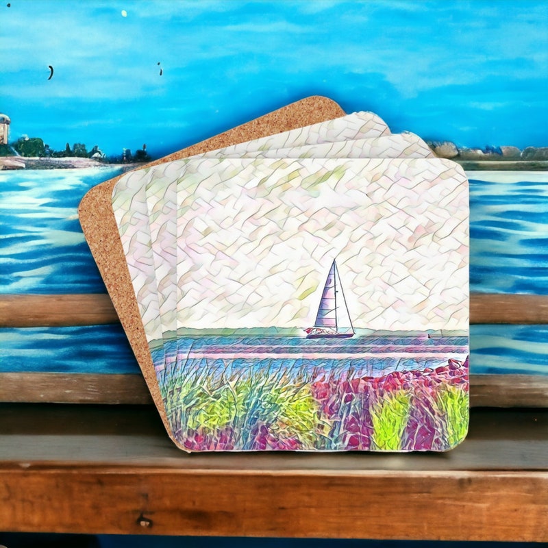 Seaside Coasters - Etsy