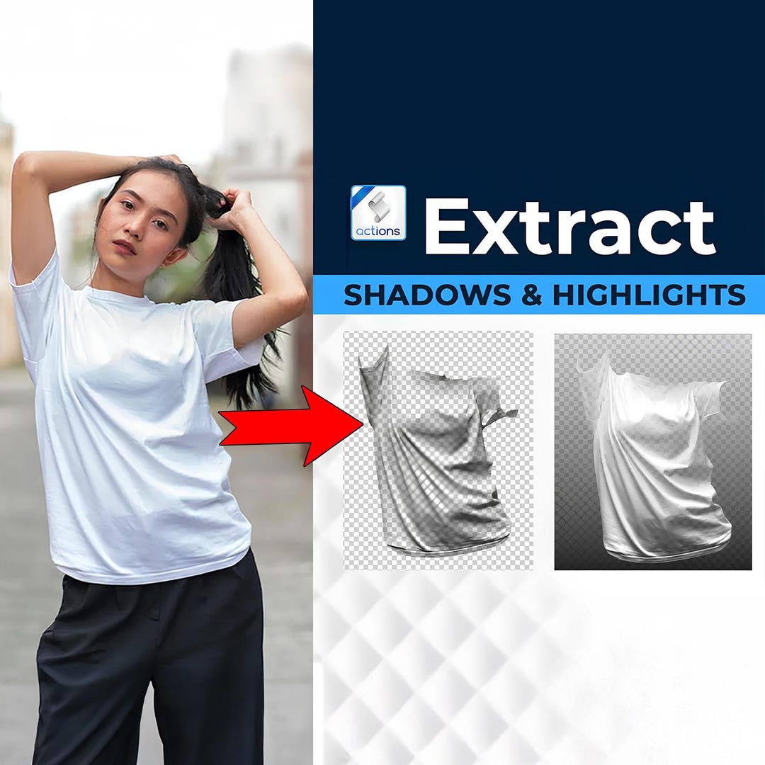 Photoshop Actions to Extract Shadows & Highlights, Separate Shadows and ...