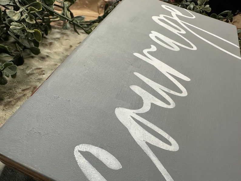 Custom Word Wooden Sign: Farmhouse Decor, Inspirational Gift - Etsy