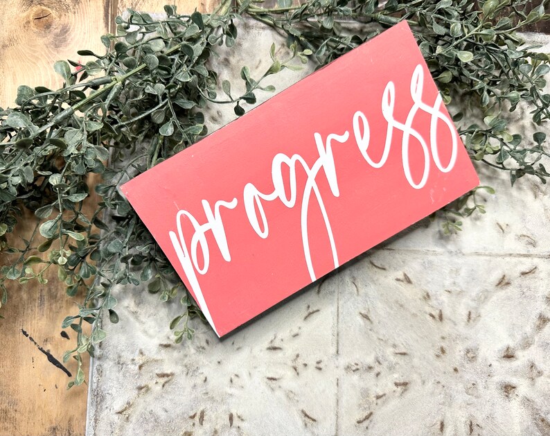 Custom Word Wooden Sign: Farmhouse Decor, Inspirational Gift - Etsy