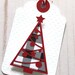 12 Buffalo Check Christmas Gift Tags, Buffalo Plaid Christmas Tree Tags ...