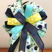 Blue Floral Wreath Bow, Spring Home Decor, Navy Blue Spring Bow, Summer ...