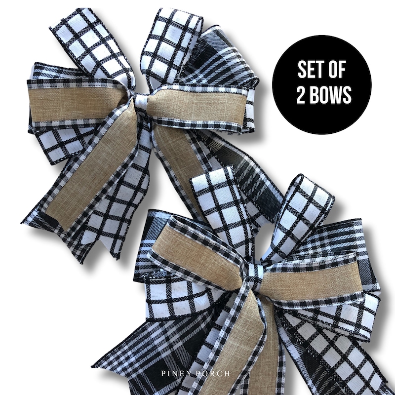 Small Black Bow - Etsy