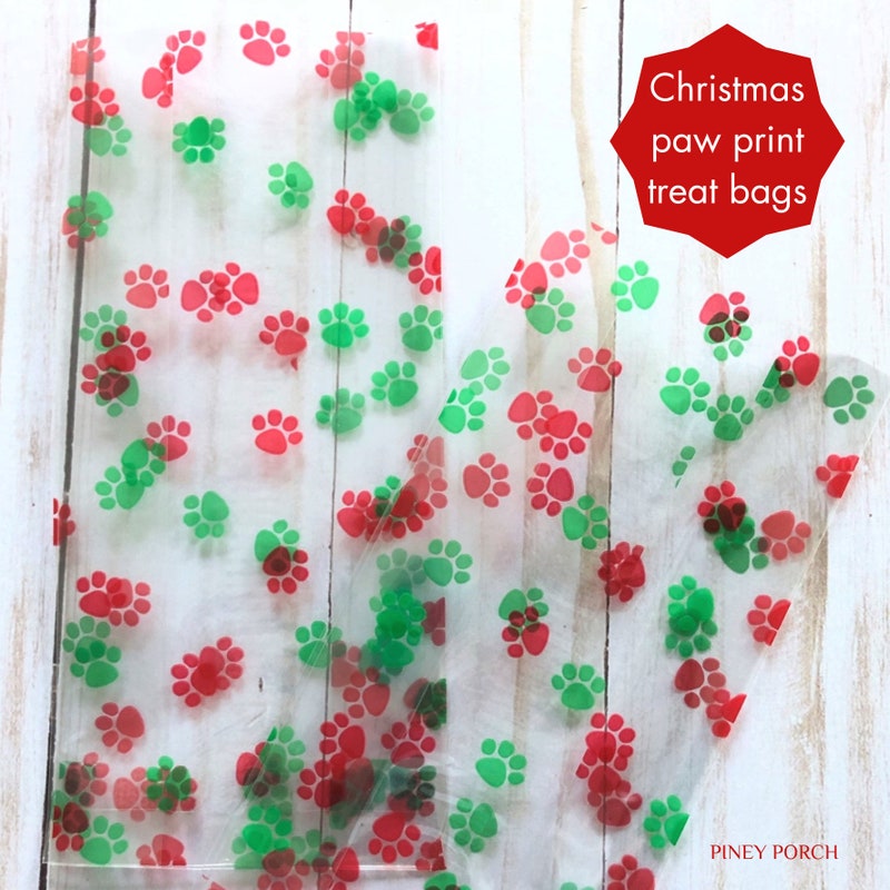 Paw Print Christmas Box - Etsy