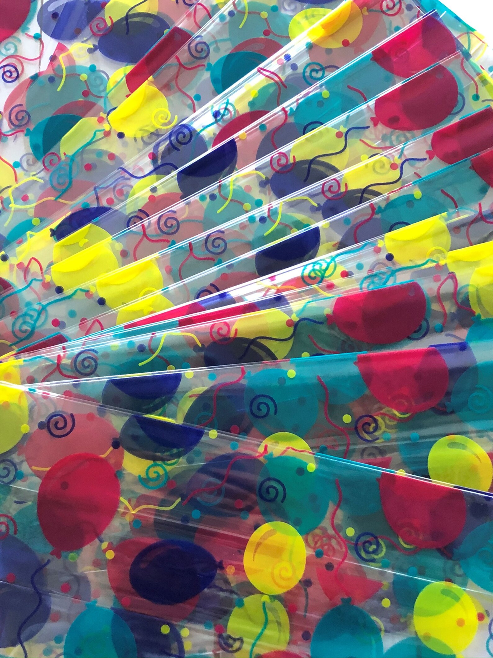 20 Balloon Party Favor Bags Cellophane Treat Bag Party - Etsy