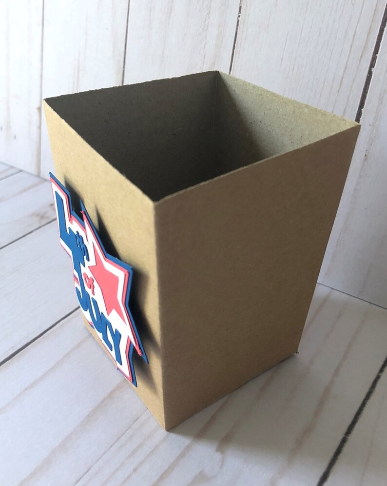10 Fourth of July Party Favor Boxes Patriotic Favor Red - Etsy
