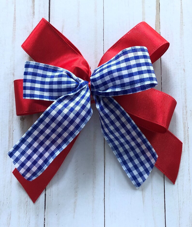 4 Small Patriotic Bows Fourth of July Bows DIY Patriotic - Etsy