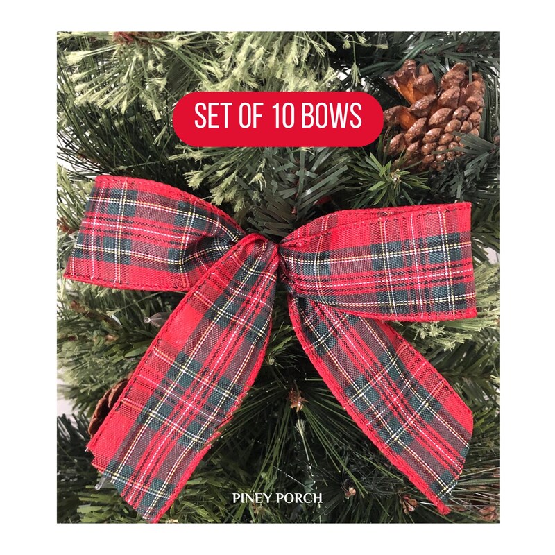 Christmas Tree Bows - Etsy