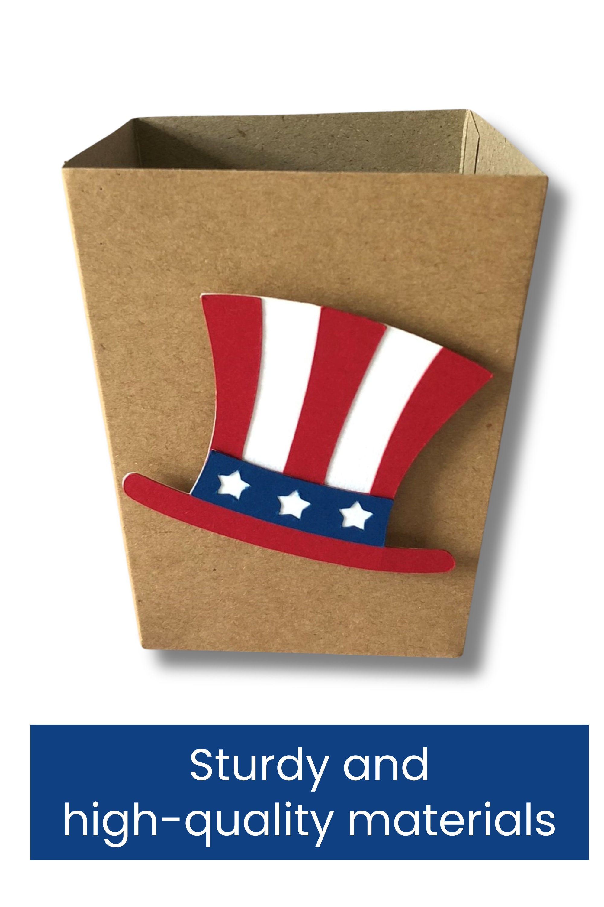 10 Patriotic Favor Boxes, Uncle Sam Party Favor, Red White Blue Party ...