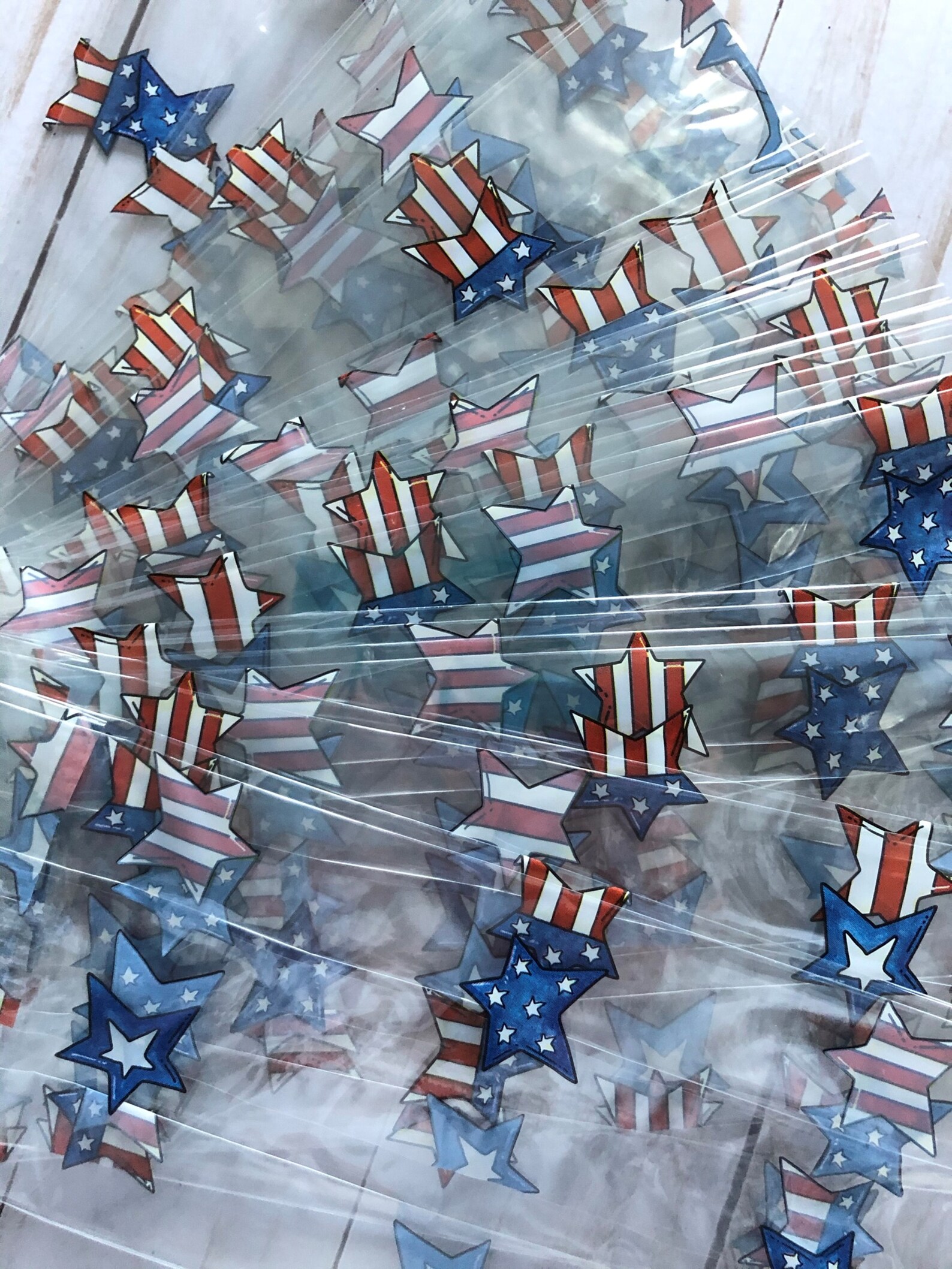 20 Patriotic Treat Bags Red White and Blue Party Favor Bags - Etsy
