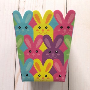 10 Easter Bunny Favor Boxes, Easter Party Decorations, Party Favor Box ...