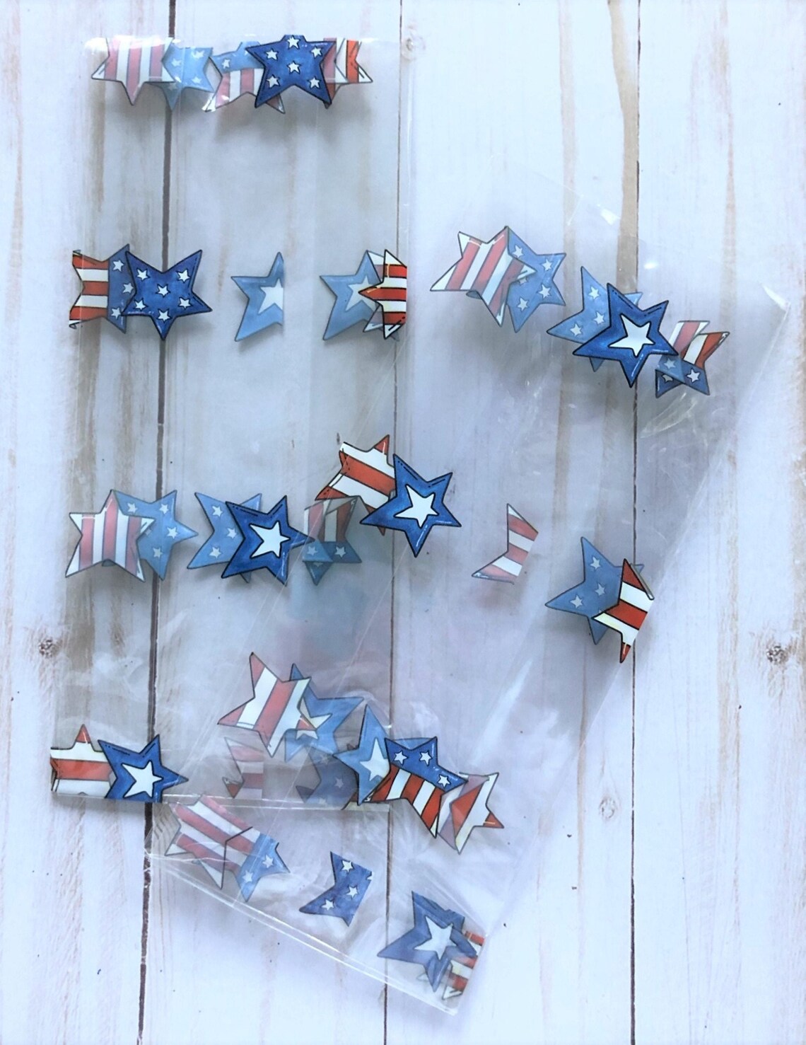 20 Patriotic Treat Bags Red White and Blue Party Favor Bags - Etsy