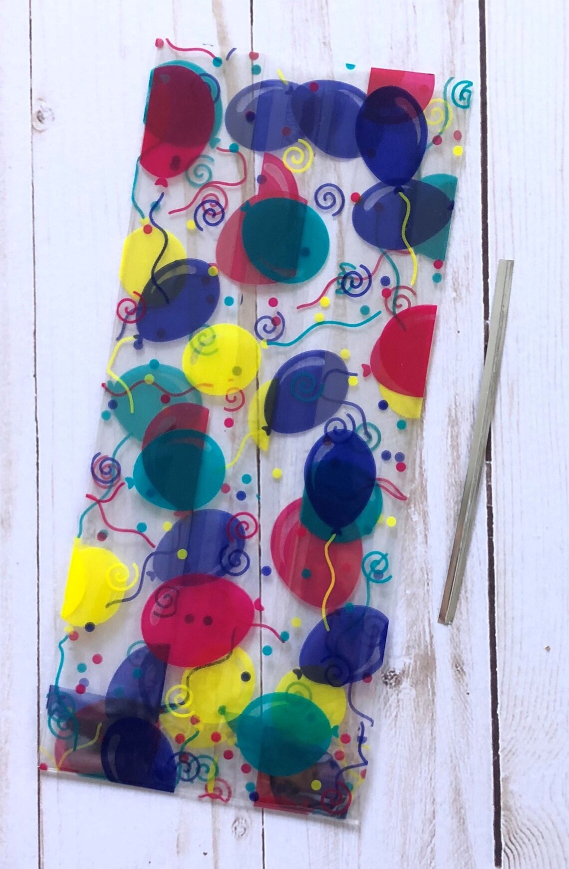 20 Balloon Party Favor Bags Cellophane Treat Bag Party - Etsy