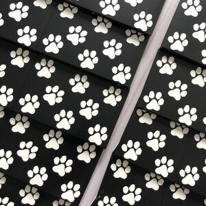 10 Paw Prints Favor Boxes, Puppy Party Decorations, Black and White Dog ...