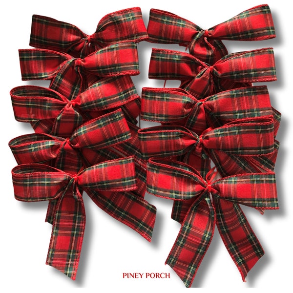 Christmas Tree Bows - Etsy