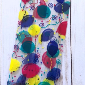 20 Balloon Party Favor Bags Cellophane Treat Bag Party - Etsy