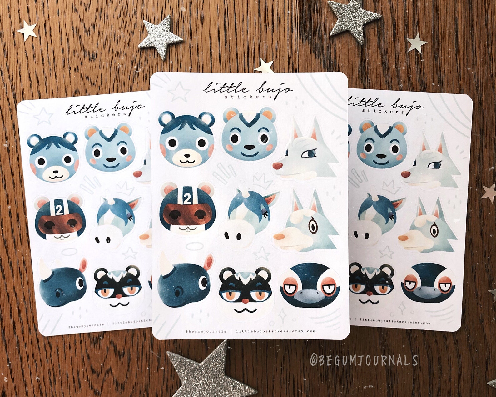 Animal Crossing Stickers Villagers Sticker Set ACNH - Etsy