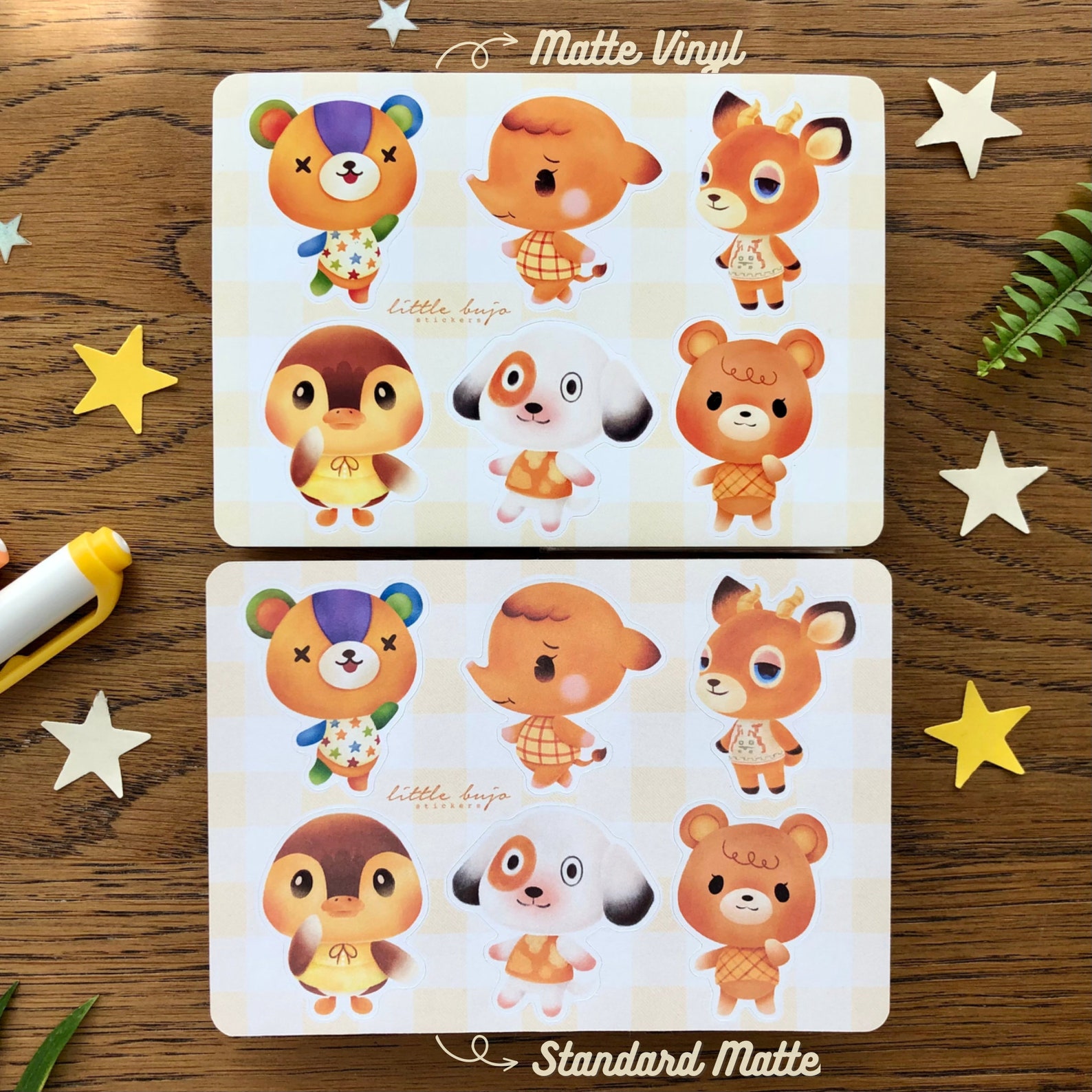 Animal Crossing Villager Stickers, ACNH Waterproof Vinyl Sticker Sheet ...