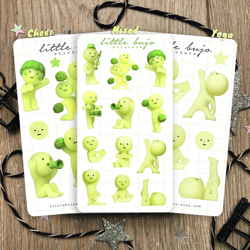Smiski Stickers - Etsy