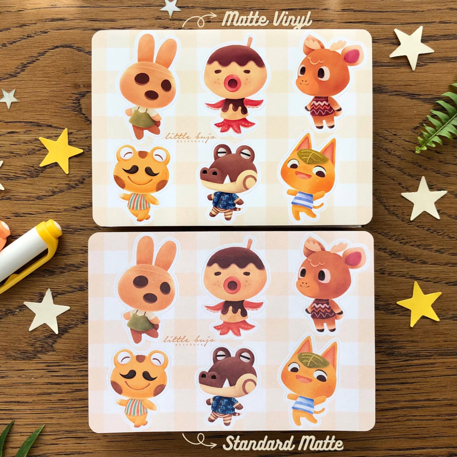 Animal Crossing Villager Stickers, ACNH Waterproof Vinyl Sticker Sheet ...
