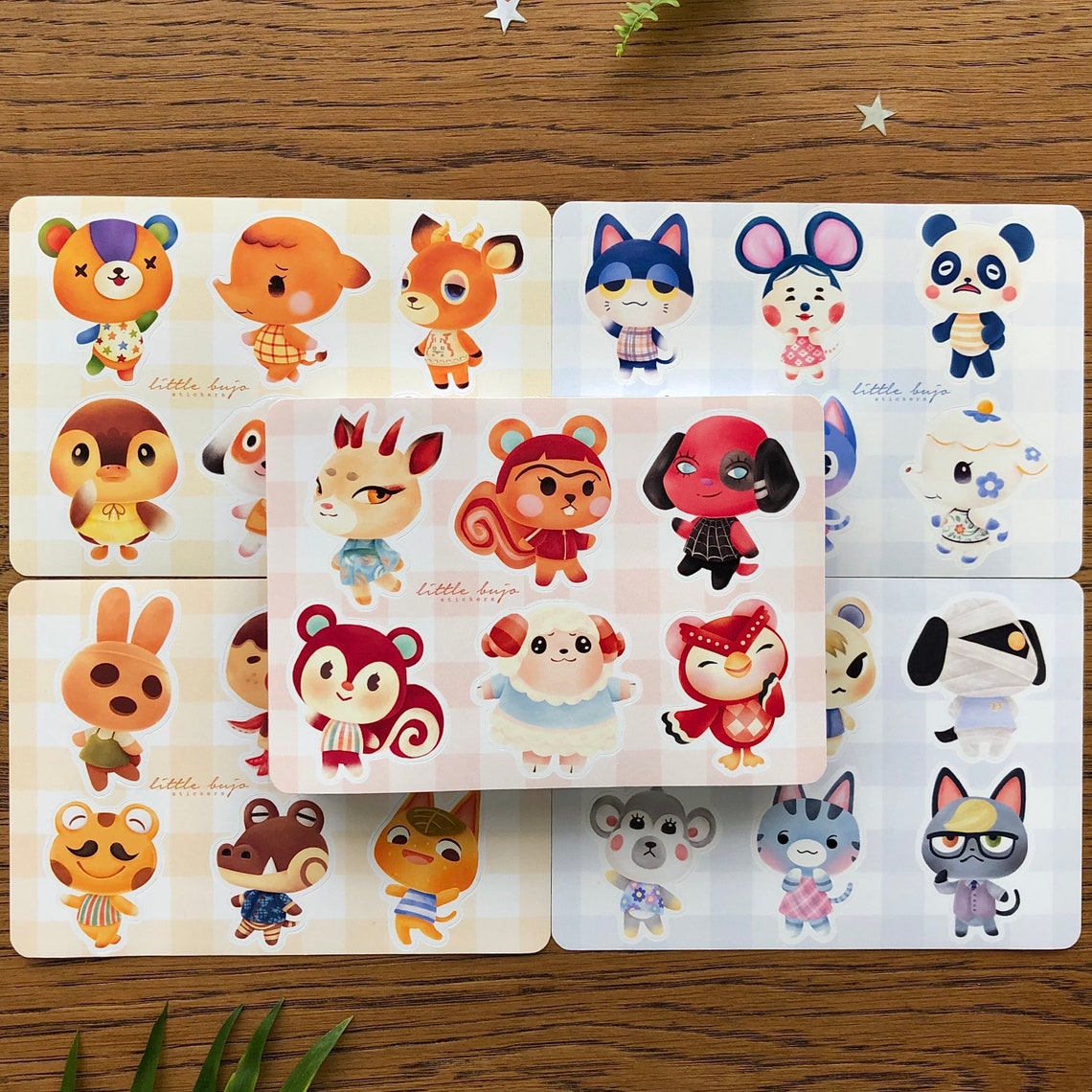 Animal Crossing Villager Stickers, ACNH Waterproof Vinyl Sticker Sheet ...
