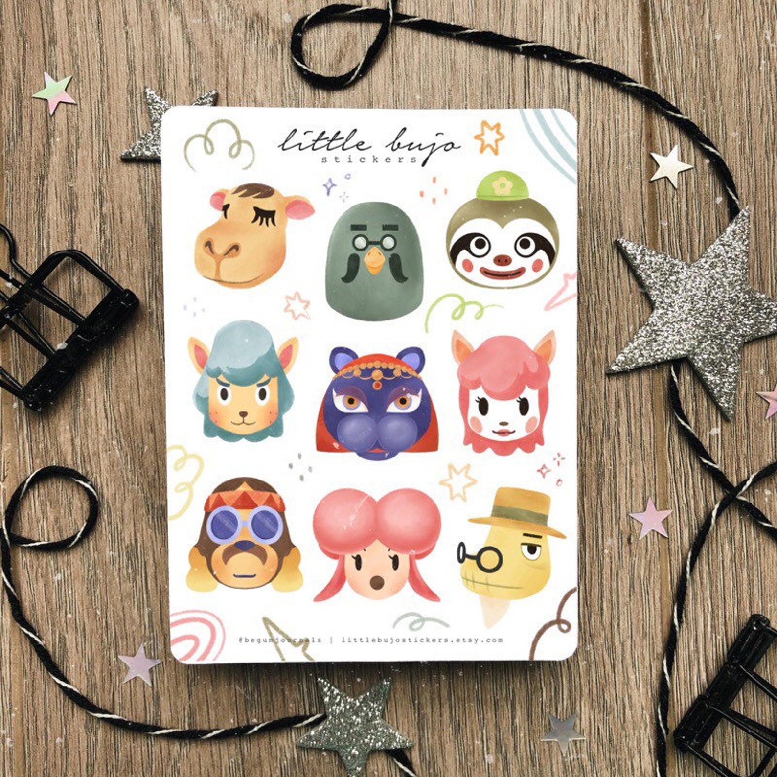 Animal Crossing Characters Sticker Set ACNH Planner Stickers | Etsy