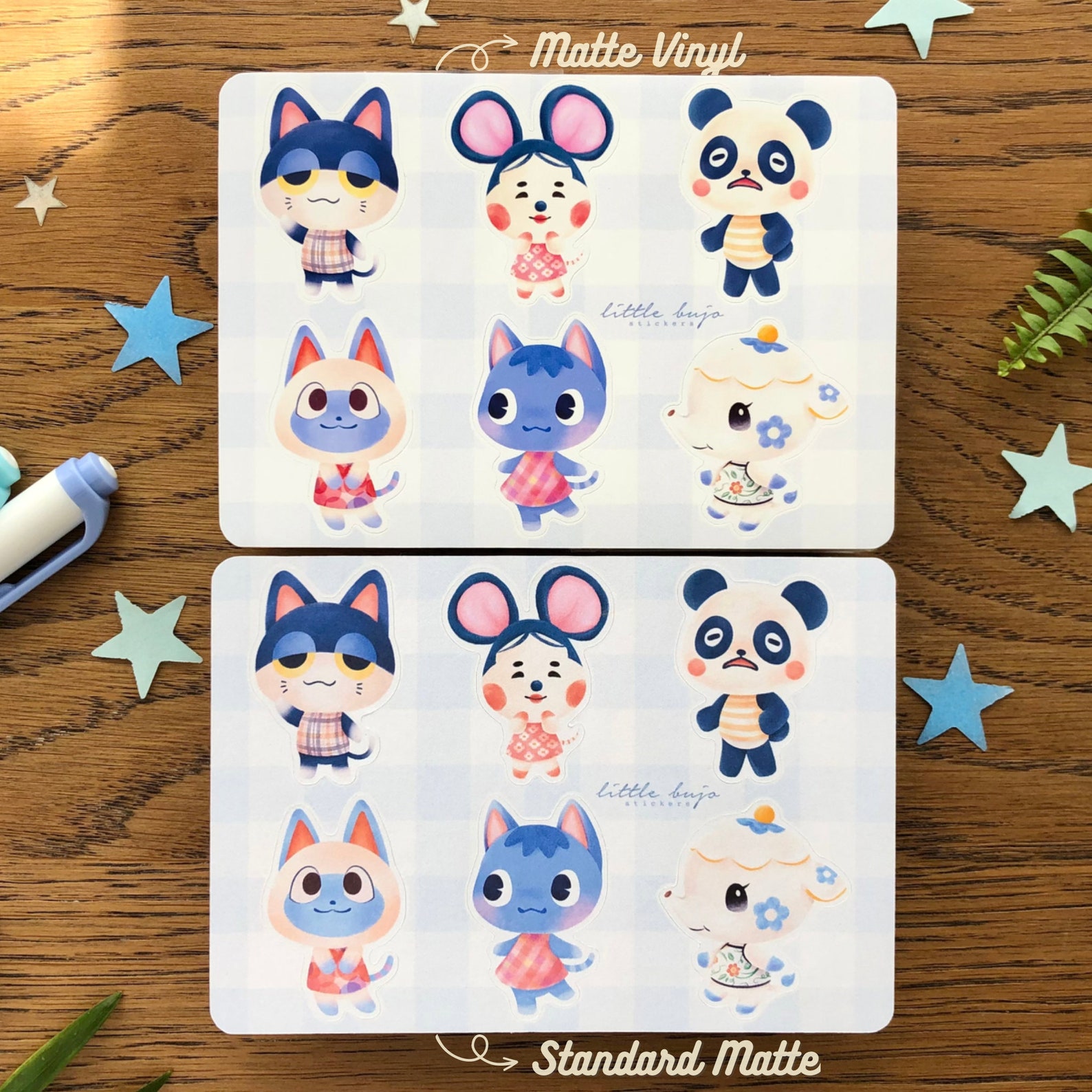 Animal Crossing Villager Stickers, ACNH Waterproof Vinyl Sticker Sheet ...