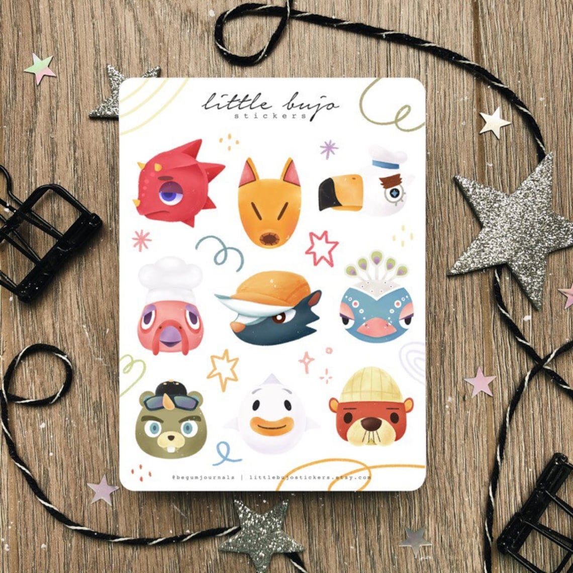 Animal Crossing Characters Sticker Set ACNH Planner Stickers - Etsy