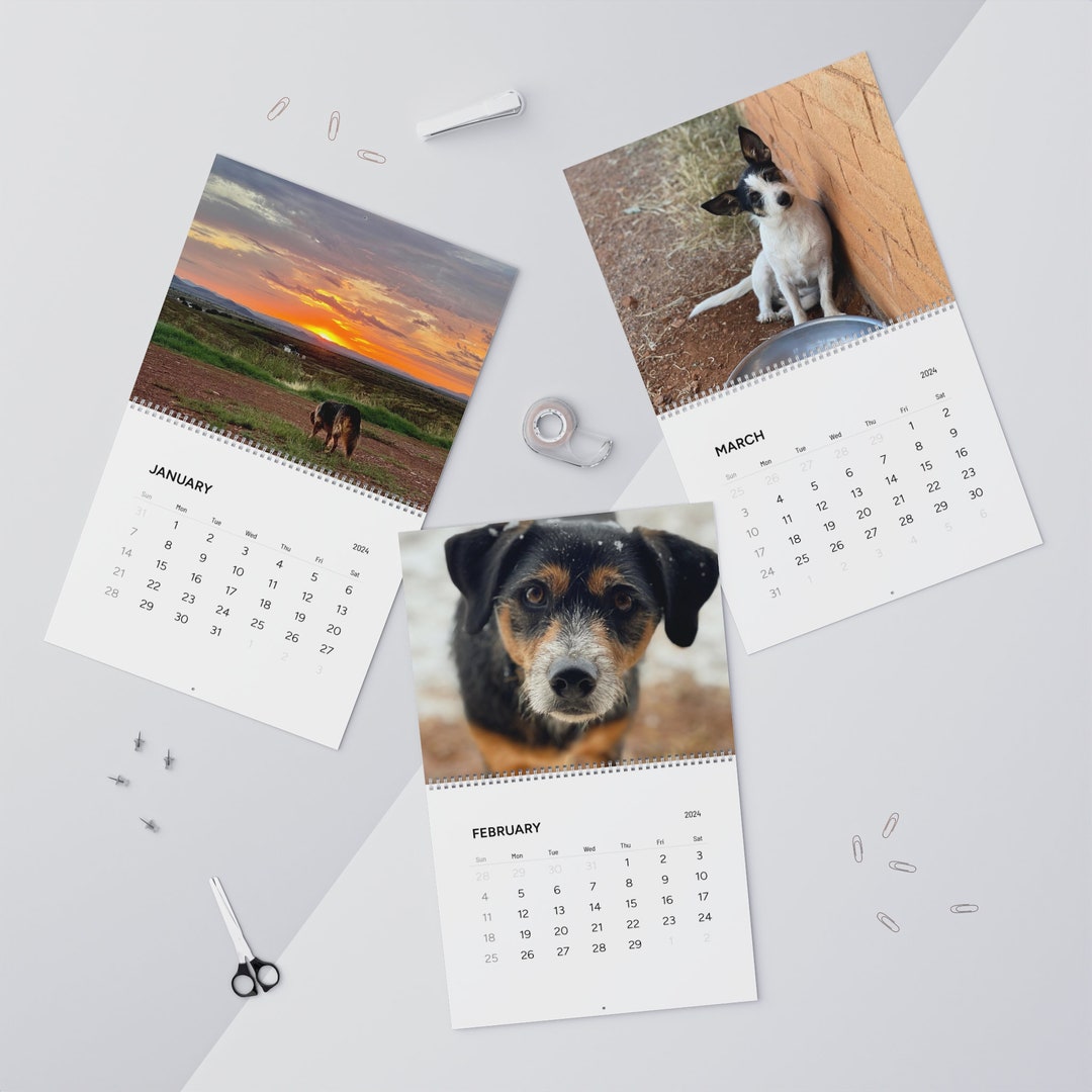 Ranch Ears, Inc Wall Calendars 2024 Dog Edition - Etsy